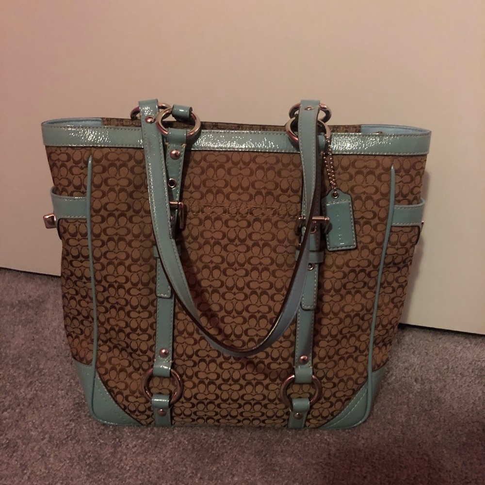 Coach Monogram Tote - Gem